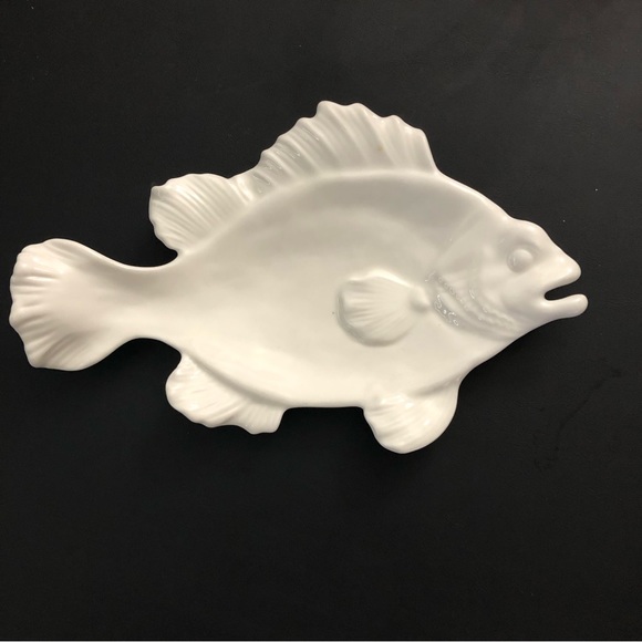 Kaldun & Bogle | Dining | Kaldun Bogle White Ceramic Fish Serving Dish ...